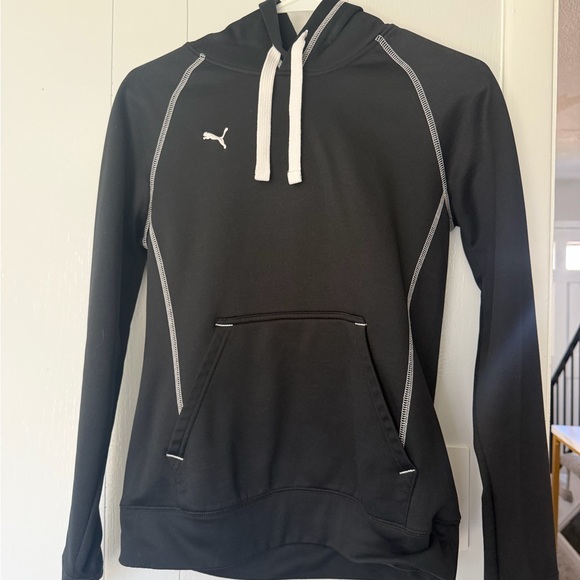 Puma | Sweaters | Puma Mens Black Pullover Hoodie | Poshmark